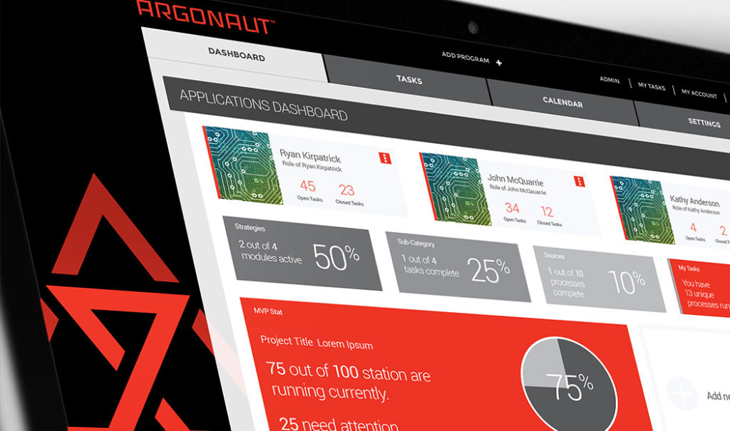 Argonaut demo screen - NewFoundry